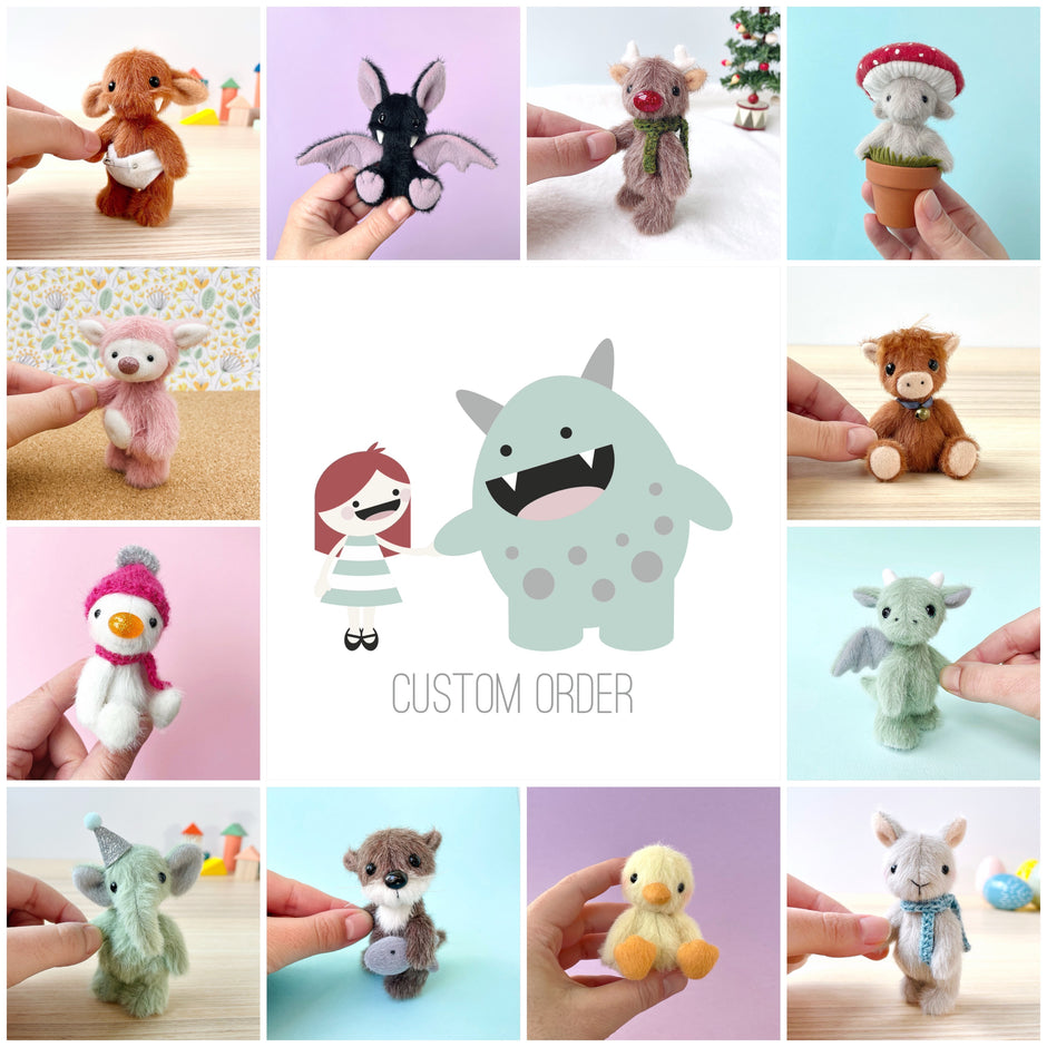Handmade plush and teddy creatures – MadebyMaike